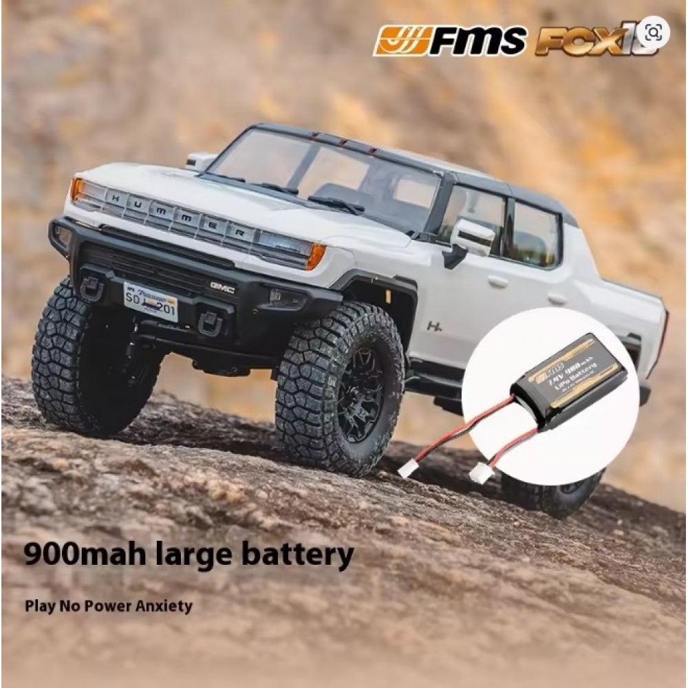 Fms FX18 1:18 Hummer Ev Pickup Truck Electric Rc Remote Control Vehicle ...