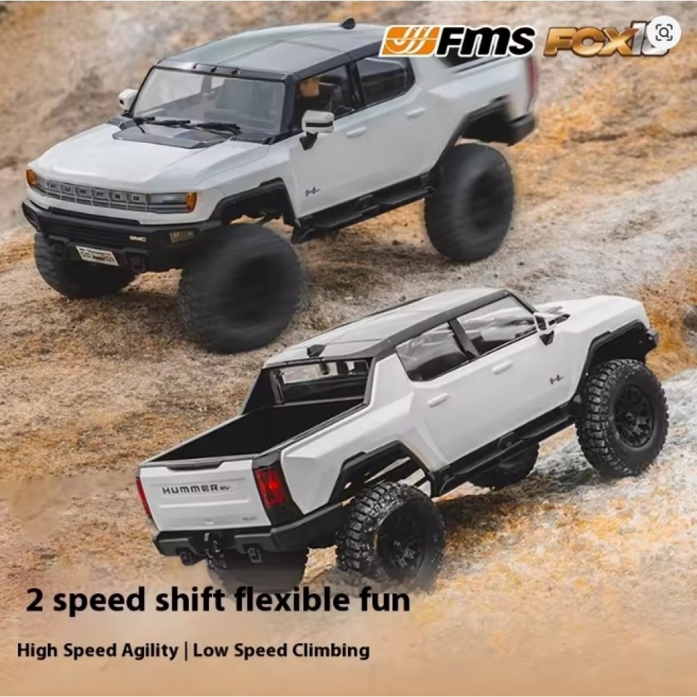Fms FX18 1:18 Hummer Ev Pickup Truck Electric Rc Remote Control Vehicle ...