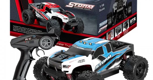 HS18301 1:18 4WD RC Car With Led Lights 2.4g Radio Remote Control Car ...