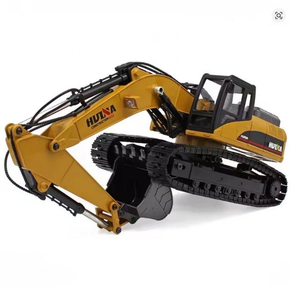 Huina 1580 23-Channel 1:14 Full-Scale Large Alloy Electric Excavator ...