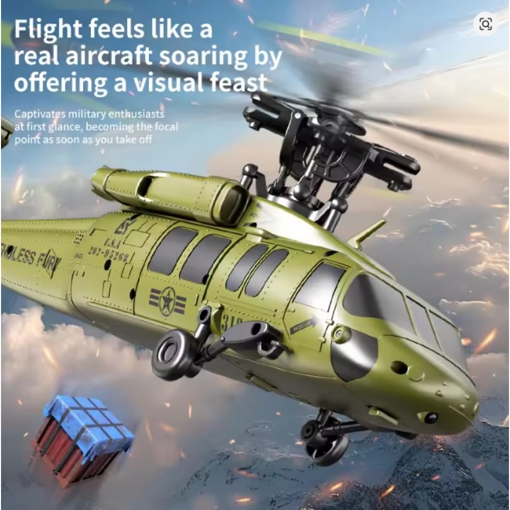 JJRC U9901 RC Helicopter 6CH Brushless Inverted Flight Stunt Remote ...
