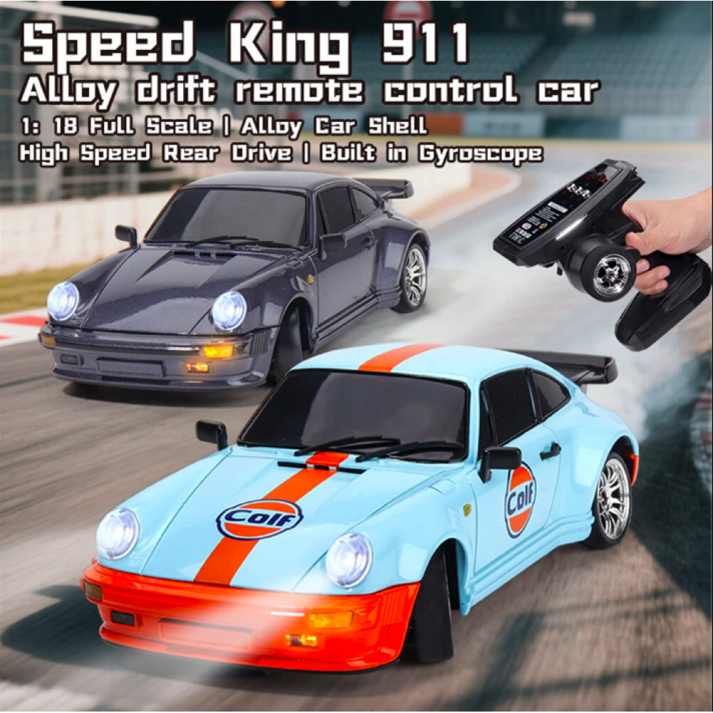 LDRC 1898 RTR 1/18 2.4G RWD Drift RC Car Gyro LED Light On-Road Full ...
