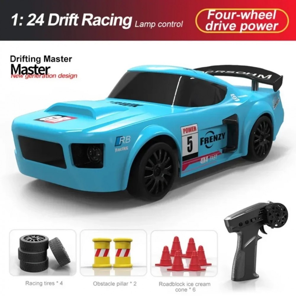 Mini Drift Rc Car 1/24 Scale 15kmph Remote Control Drift Car
