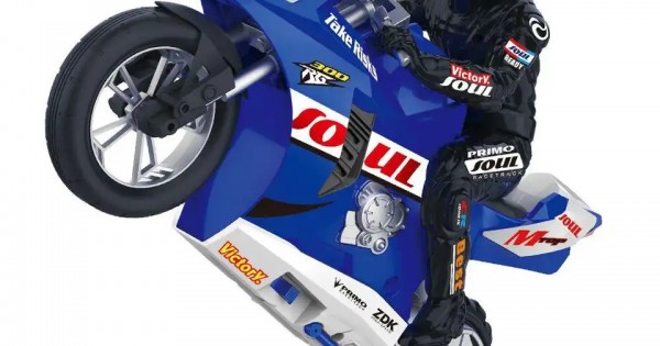 HC-802 Rc Remote Control Motorycle Self Balanced Stunt Bike 1:6 With 6 ...
