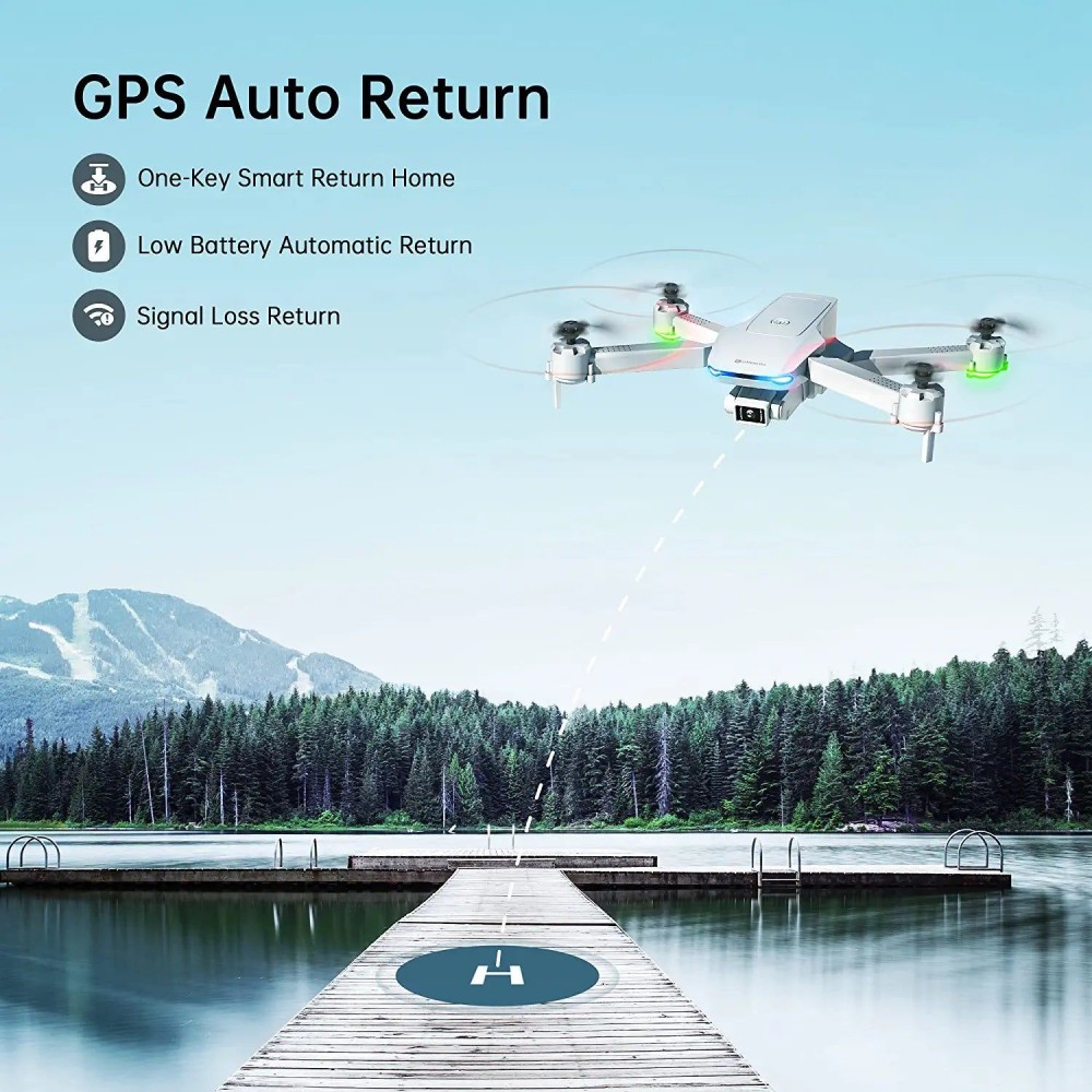 Dynalog GPS Drone With 4K Camera For Adults, DR-DG600C Rc Quadcopter ...